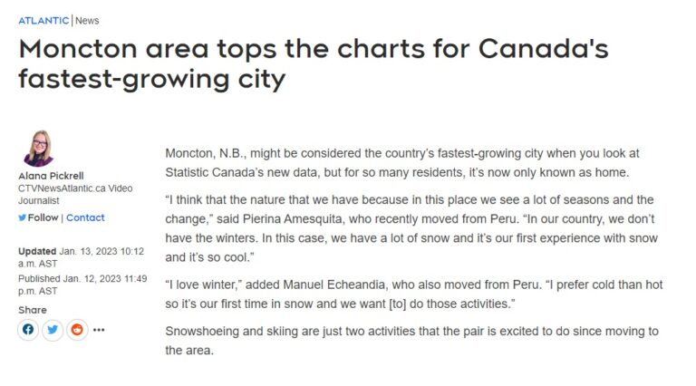 Moncton Cares: Helping Newcomers in New Brunswick, Canada. - Moncton Cares